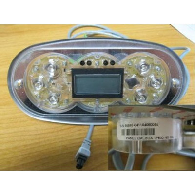 Master Spas Legacy TP600 Topside Control Panel X310191 - Spa Parts Depot