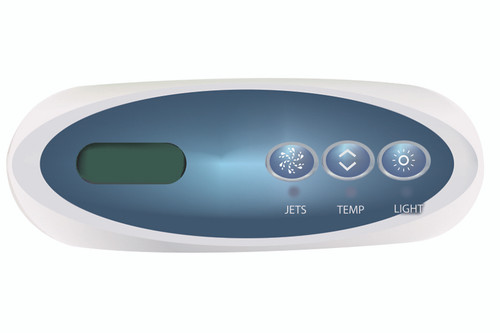 Balboa Mini Oval Digital Panel (1 JET, TEMP, LITE) LCD, 3-Button ...