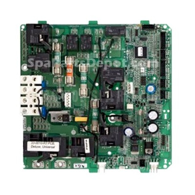 Hydro Quip Deluxe Universal 8 Key Circuit Board, Part # 33-0010-R8-K / 33-0025A-K - Spa Parts Depot