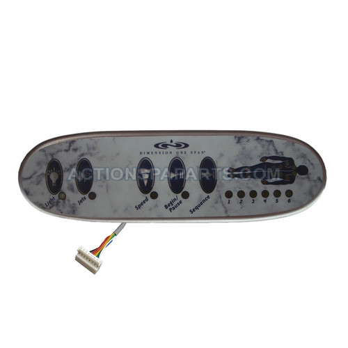 Dimension One Control Panel, D-1 Spa, Sequencer Panel, With Overlay ...