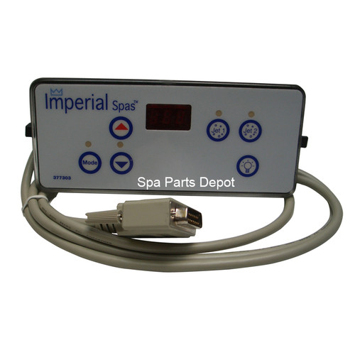 Gatsby Spa Control Panel, Imperial Overlay - Spa Parts Depot