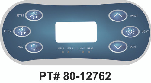 TP600, BP, OV, Topside Overlay J/J/A/W/L/C - 12762 - Spa Parts Depot