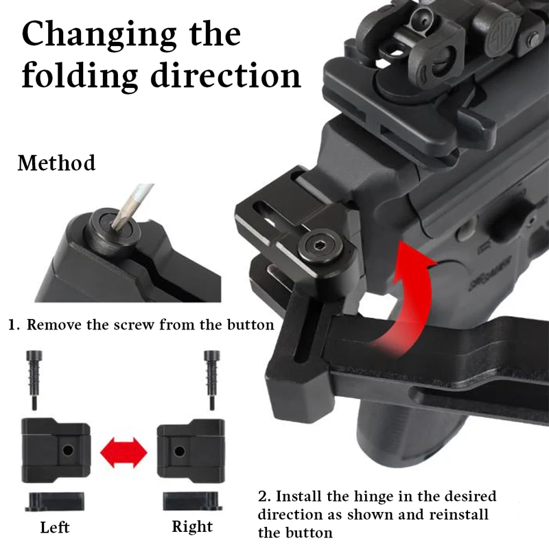 First Factory Folding Rail Stock NEO - The Cage Airsoft