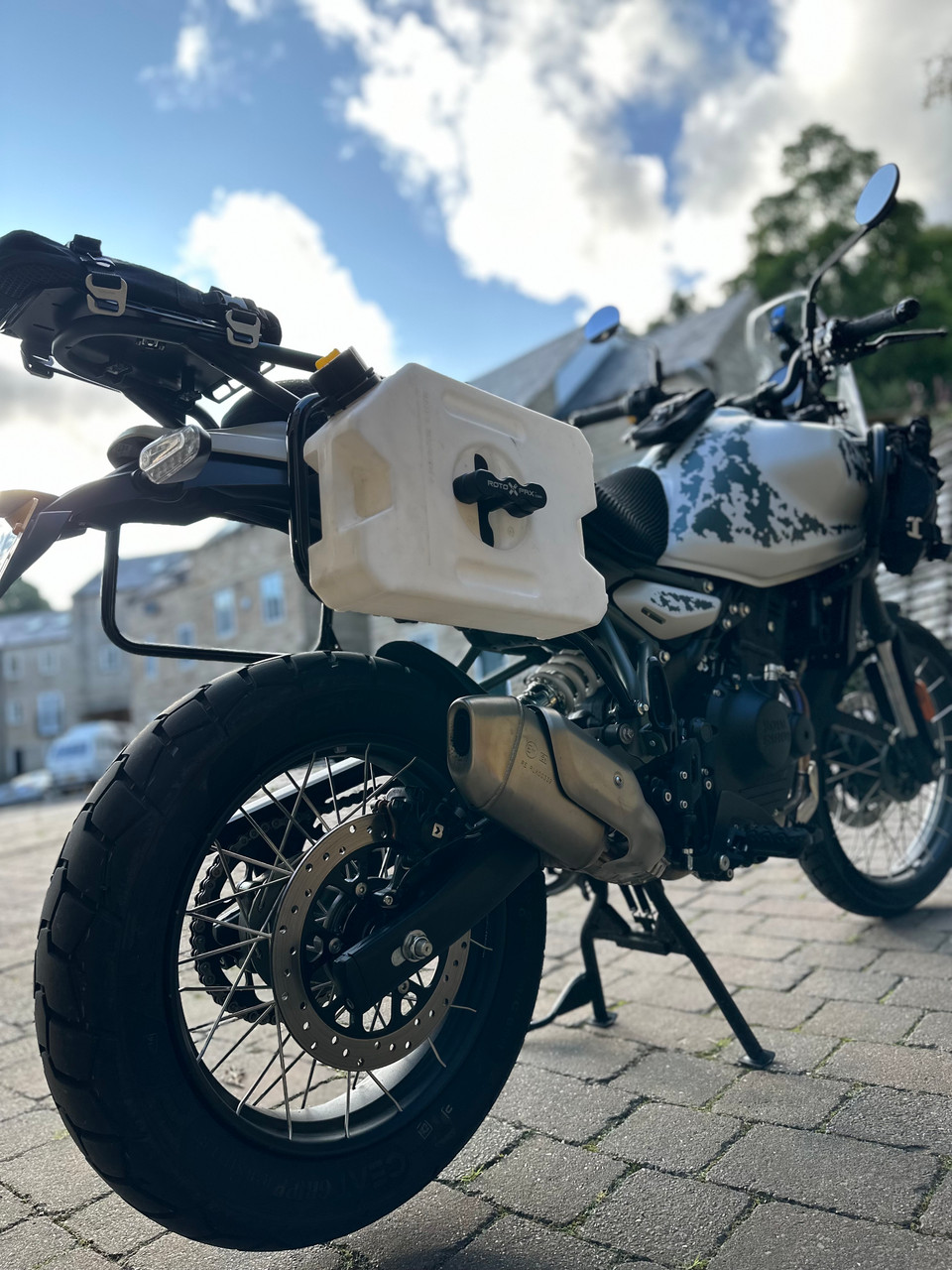 Pannier Jerry Can Brackets - Enfield Accessories