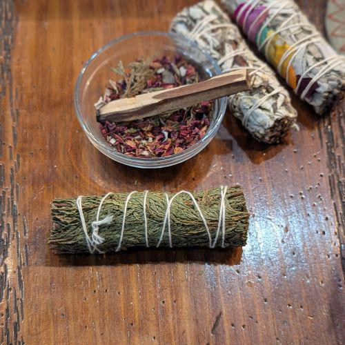 Cedar Smudge Stick | California Incense Cedar - Prana Blessings ...