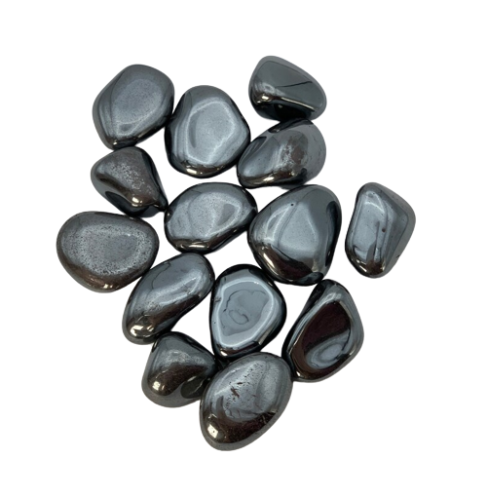 Hematite Tumbled Stones | Absorbs Negative Energy - Prana Blessings ...