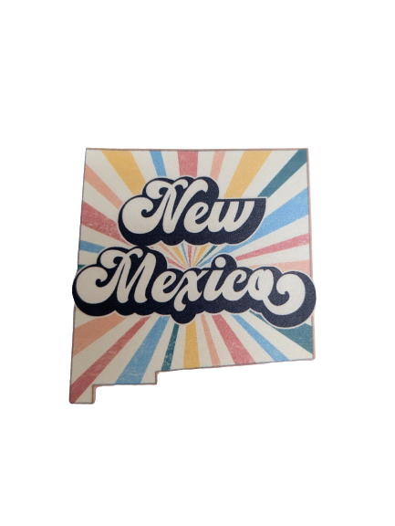 New Mexico Retro | Vinyl Sticker - Prana Blessings Metaphysical Shop