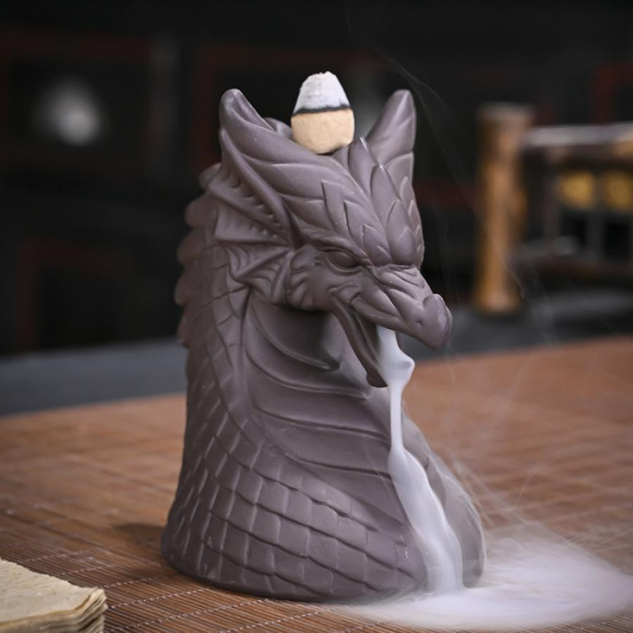 Dragon Backflow Cone Burner - Prana Blessings Metaphysical Shop