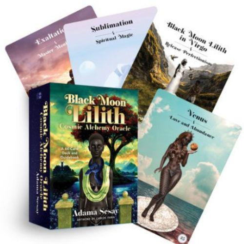 Black Moon Lilith Cosmic Alchemy Oracle Deck by Adama Sesay - Prana ...