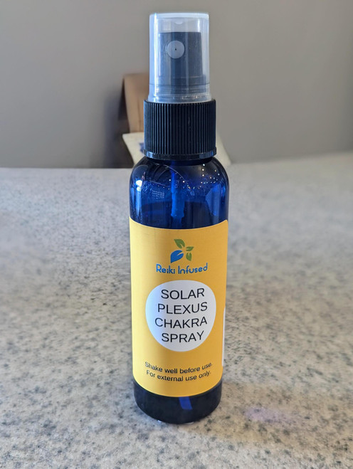 Solar Plexus Chakra Spray | Reiki Infused | Boost Confidence - Prana ...