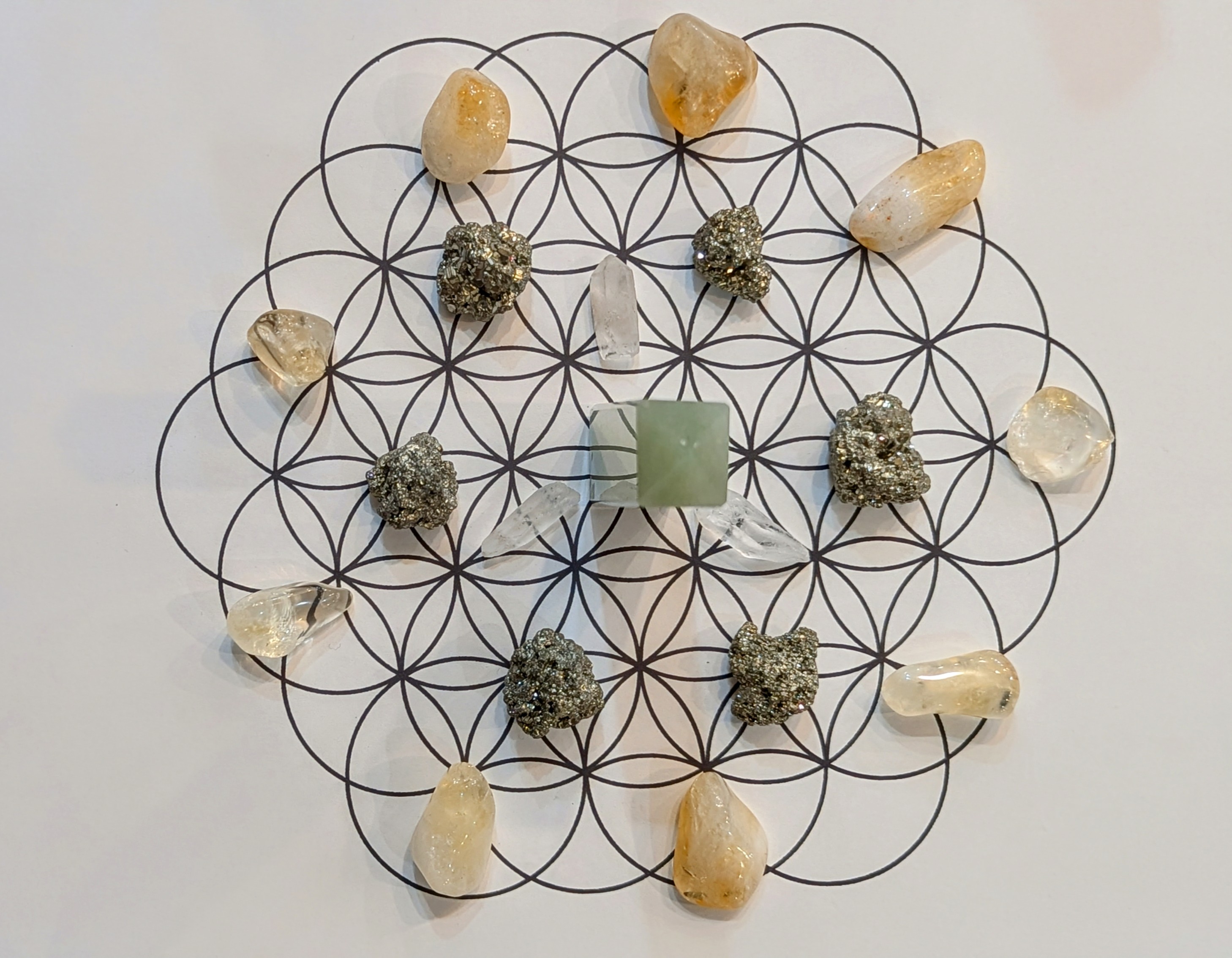 Crafting a Crystal Grid with the Flower of Life: A Step-by-Step Guide ...