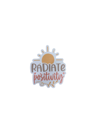 Radiate Positivity Sticker - Prana Blessings Metaphysical Shop