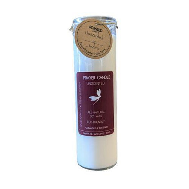 7 Day Prayer Candle | White | All-Natural Soy Wax - Prana Blessings ...