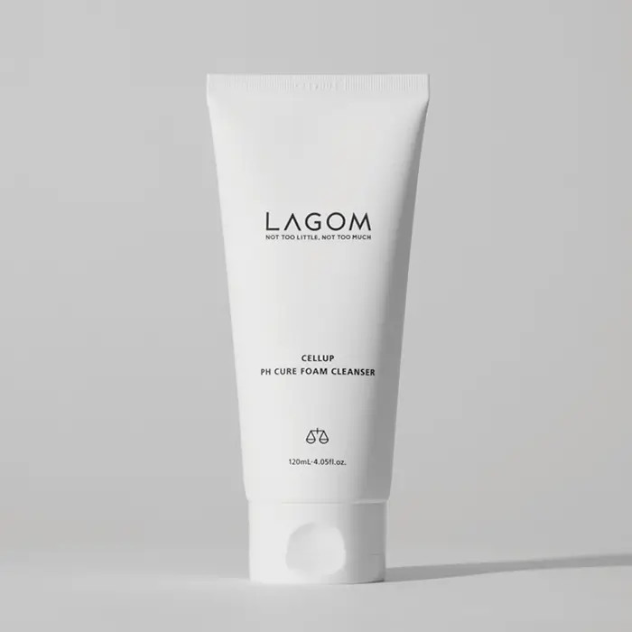 LAGOM Cellup pH Cure Foam Cleanser 120ml | Melon + Starfish