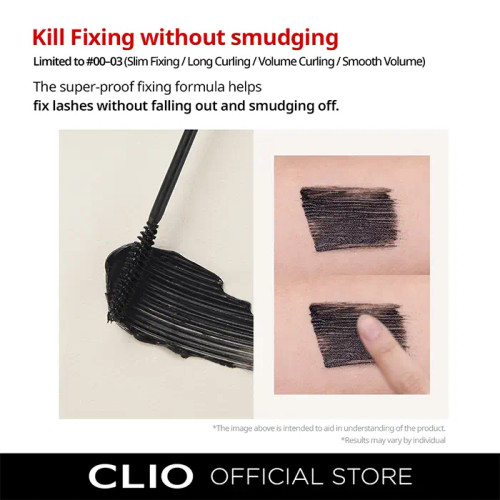 CLIO Kill Lash Superproof Mascara 02 Volume Curling | Melon + Starfish