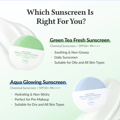 DR. ALTHEA Green Tea Fresh Sunscreen 45ml | Melon + Starfish