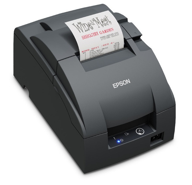EPSON TM-U220IIB Impact Dot Matrix Ethernet Printer with Auto-Cutter.