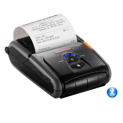 Buy BIXOLON SPP-R410 4" Portable Direct Thermal Receipt and Label Bluetooth Printer IOS Android ...