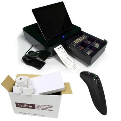 Square POS Hardware Bundle - Star mPOP Cash Drawer (w/ Scanner), Socket ...