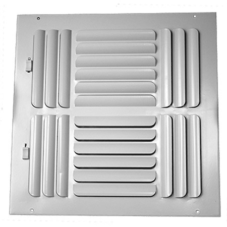 12X12 Air Register Stamped Curved Face White PS4CW1212 - Indoor Comfort ...