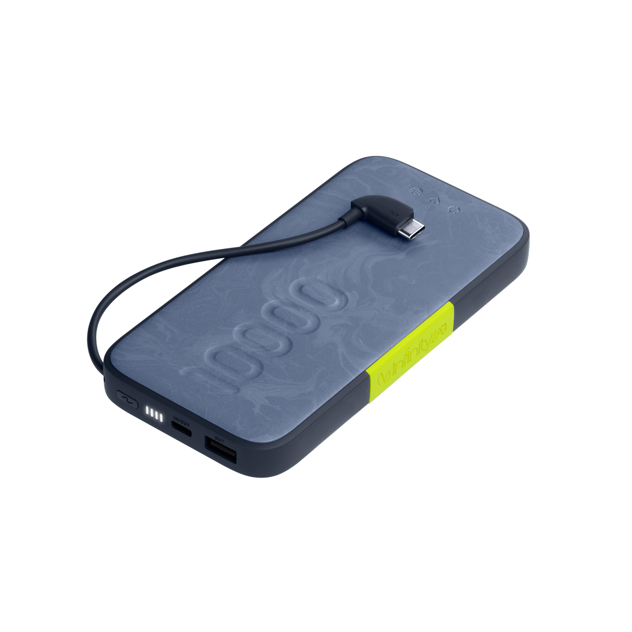 InfinityLab InstantGo 10000 USB-C Cable 30W PD ltra Fast Charging Power Bank