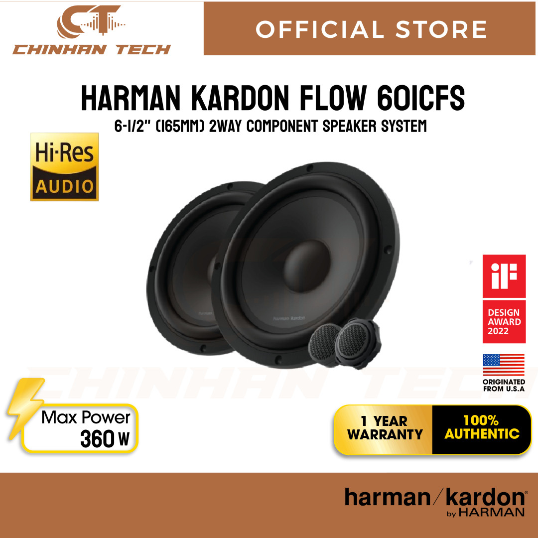 Harman Kardon Flow 601cfs 6-1/2" (165mm) 2 way component speaker system ...