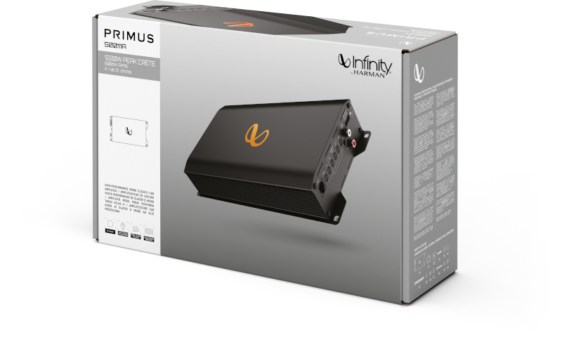 Infinity Primus 50011A Mono Channel Amplifier Class D Max Power 1220W