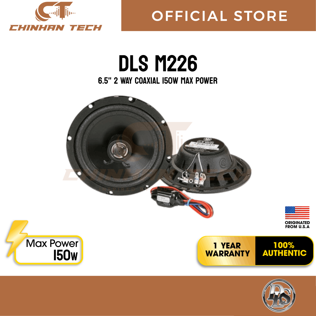 DLS M226 Performance Series 6.5" 2-way Coaxial