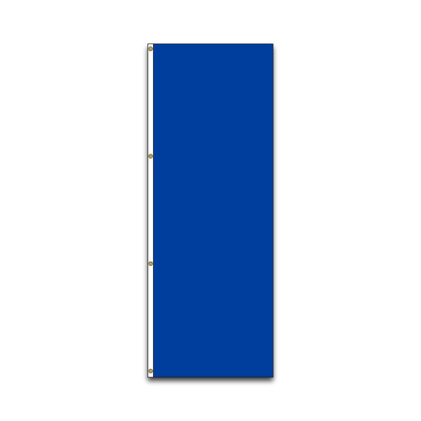 Solid Color Flag - 3'x8' - Royal Blue - DBD Sign Solutions
