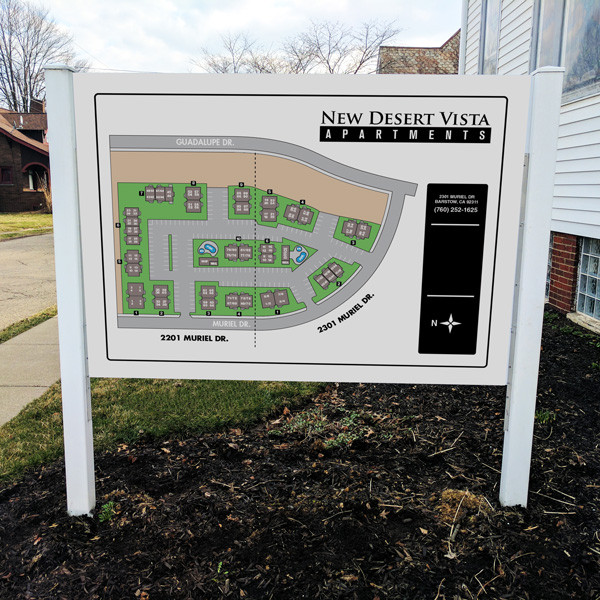 Property Map Signs - DBD Sign Solutions