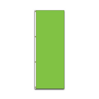 Solid Color Flag - 3'x8' - Lime Green - DBD Sign Solutions