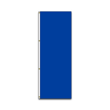 Solid Color Flag - 3'x8' - Royal Blue - DBD Sign Solutions