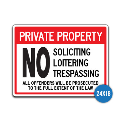 Property Rules Sign - 