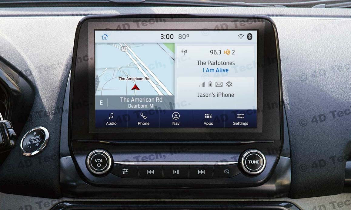 Ford Upgrades - Large Screen Upgrade - 4D Tech, Inc