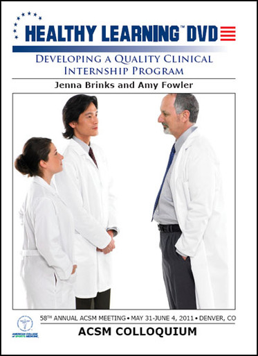 Clinical Intern Program DVD, ACSM Certification Preparation DVDs ...