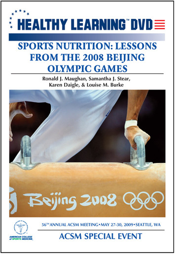 Sports Nutrition & Beijing Olympics DVDs, Special Event Session DVD ...
