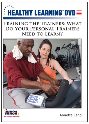 Training a Personal Trainer DVDs, Personal Trainer Needs DVD, Fitness ...
