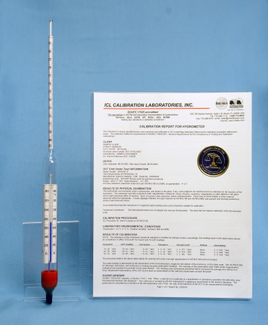 ASTM S555HL API Gravity Thermohydrometer - ICL Calibration Laboratories ...