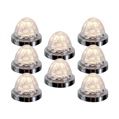 Legendary 1-1/2 Glass Watermelon Warm White-Clear 3 Wire Dual Function ...