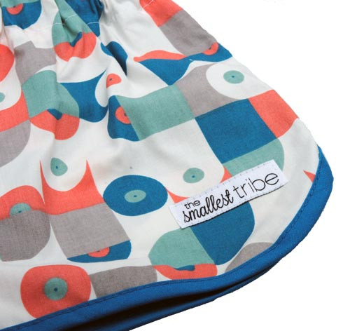 The Smallest Tribe Retro Shorties in Goose Park Print