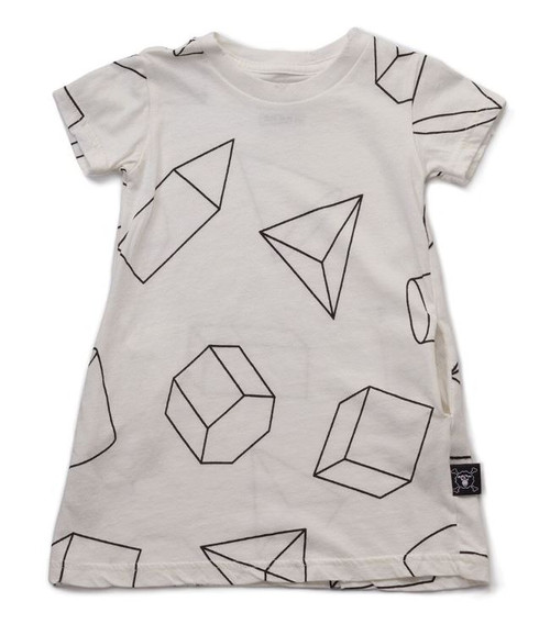 Nununu Geometric A Dress White