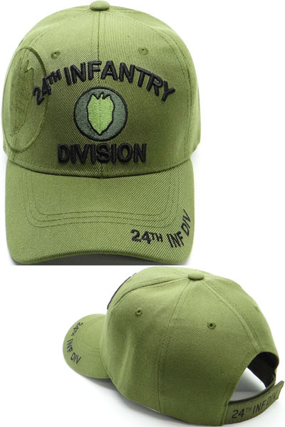 24th Infantry Division Cap - Black - USMILITARYHATS.COM