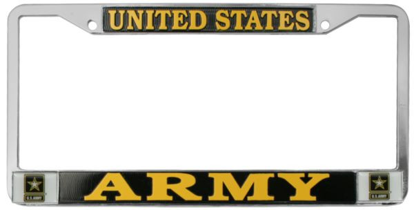 Army Engineers License Plate Frame - LFA19 - USMILITARYHATS.COM