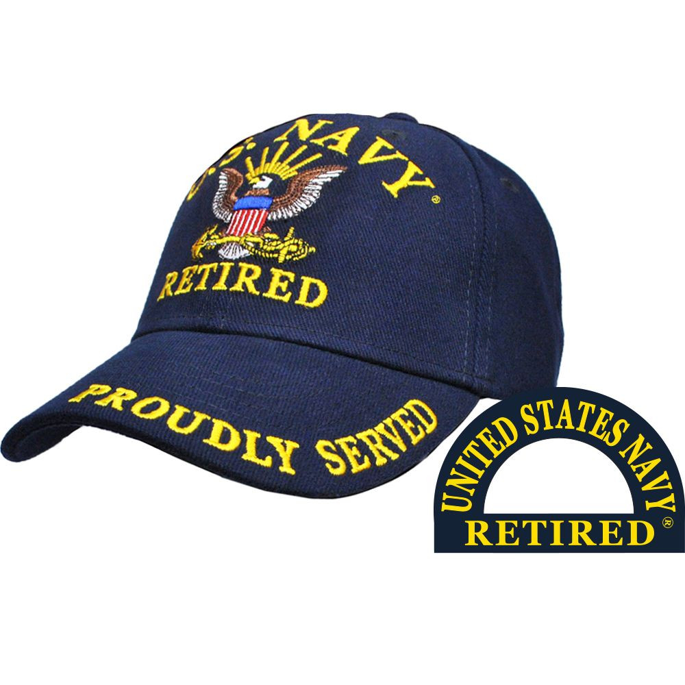 Retired U.S. Military Veteran Caps - USMilitaryHats.com
