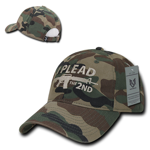 A03 - 2nd Amendment Cap - Relaxed Cotton - Woodland Camo ...