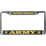 Army Combat Infantry License Plate Frame - LFA28 - USMILITARYHATS.COM