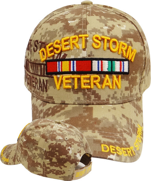 Desert Storm Veteran Caps - USMilitaryHats.com
