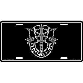 Army Special Forces License Plate Frame - LFA10 - U.S. MILITARY HATS