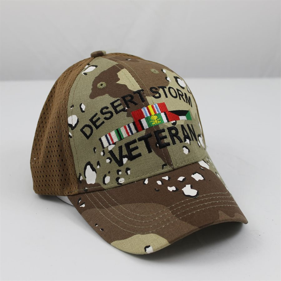 Desert Storm Veteran Caps - USMilitaryHats.com