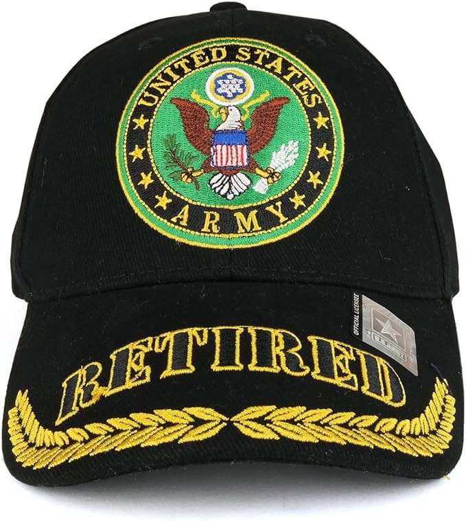 Retired U.S. Military Veteran Caps - USMilitaryHats.com